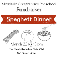 Our Spaghetti Dinner Fundraiser is March 21! – Meadville Cooperative ...